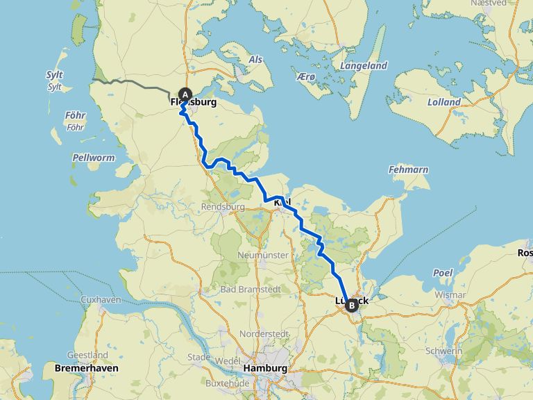 🥾🌎Via Jutlandica (Jütländischer Jakobsweg Padborg nach Lübeck ...